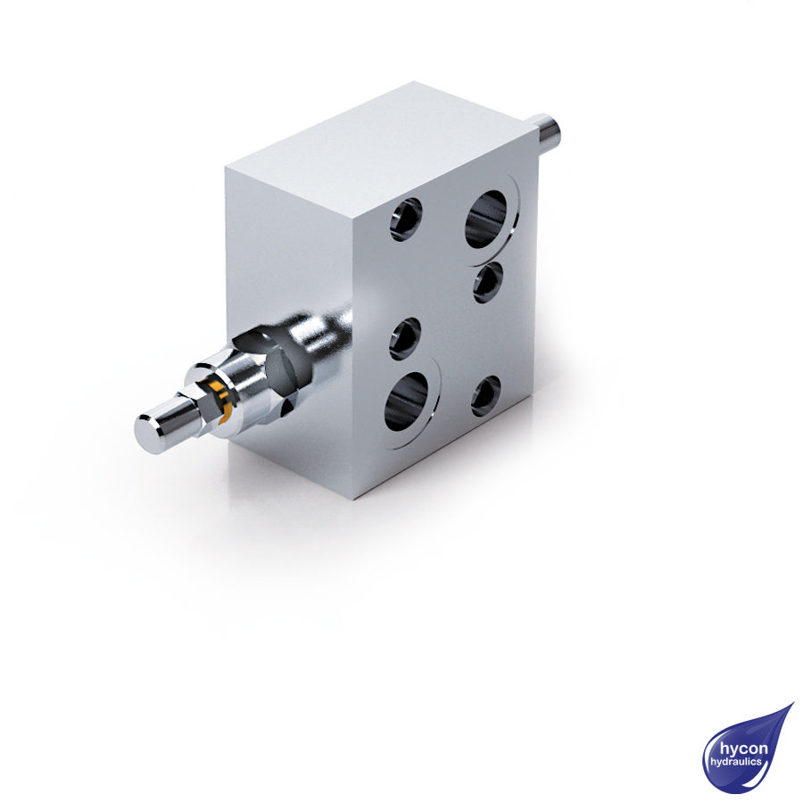 Hycon Hydraulics - DUAL OVERCENTRE VALVE FOR MAS MOTOR 50 LPM 350 BAR ...